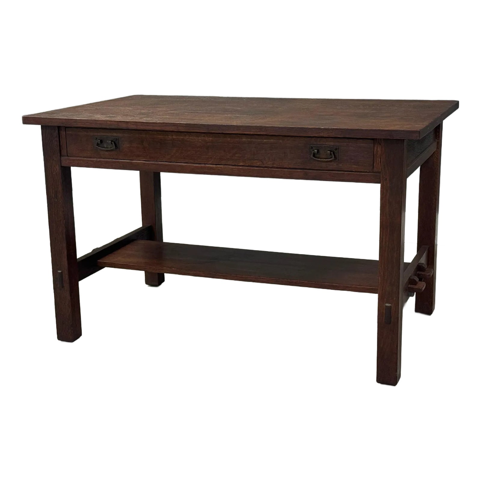 1910s Antique L. & j.g. Stickley Mission Library Desk | Chairish