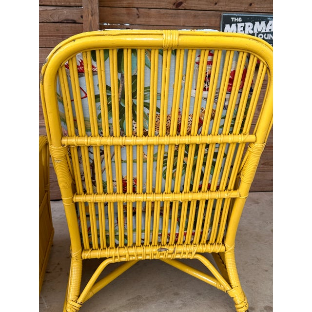 Circa 1930’s Ficks Reed Art Deco Coastal Regency Stick Rattan Custom ...