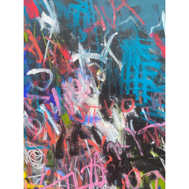 "Rowdy" Contemporary Street Art Inspired Painting by Sarah Trundle ...