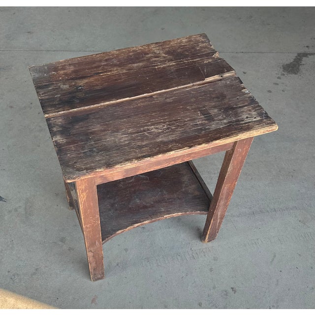 Early 20th Century Primitive Farmhouse Table | Chairish