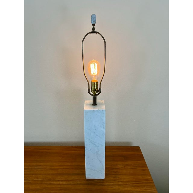 Italian Modern Style Rectangular Marble Table Lamp | by Sonneman ...