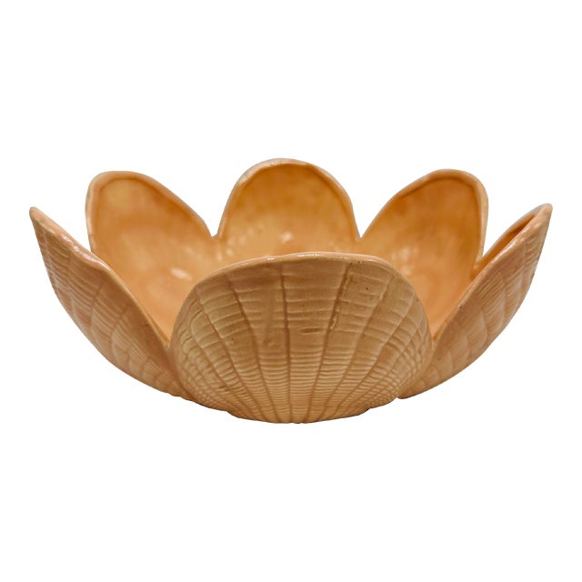 Vintage Coastal Shell Bowl | Chairish