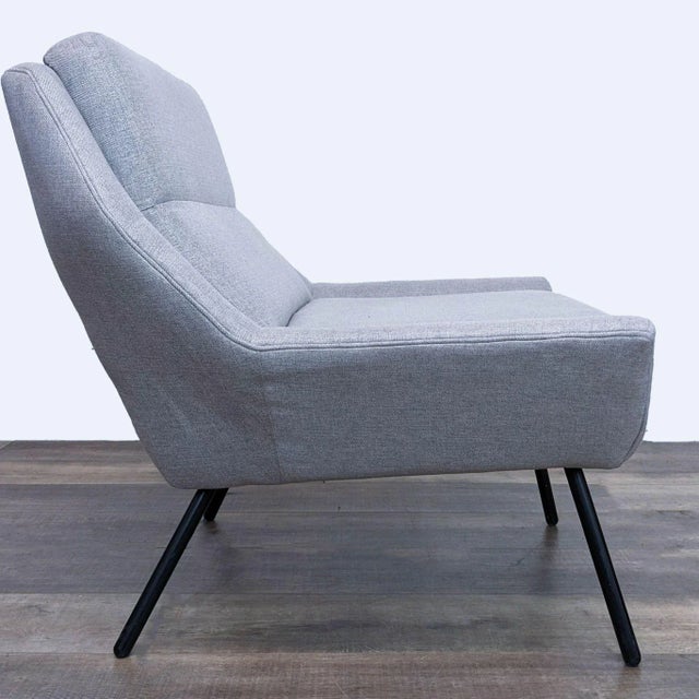 Hd Buttercup Modern Z Chair in Light Grey | Chairish