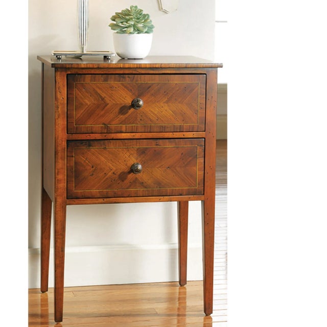 Continental Two Drawer Stand | Chairish
