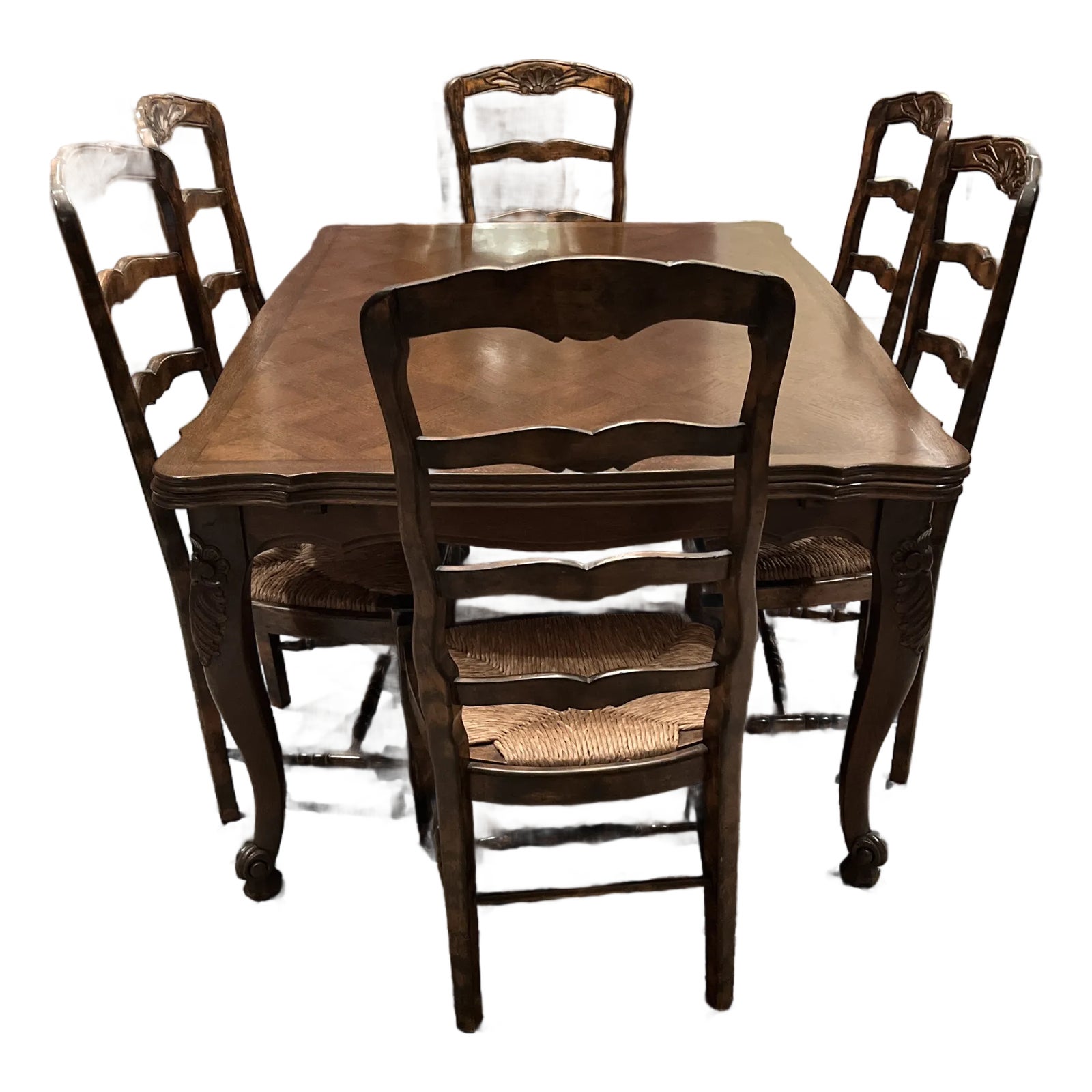 1970s Country French Dining Room Set | Chairish