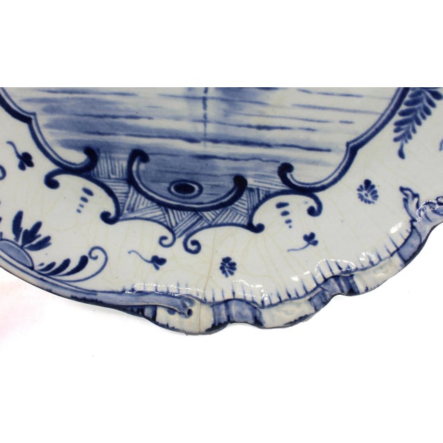 Late 19th Century Royal Bonn "Delft" Plates, Germany | Chairish