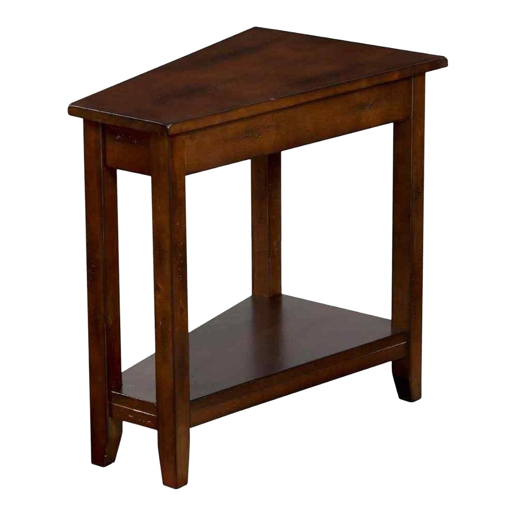 Narrow Wooden Santa Fe Chair Side Table | Chairish