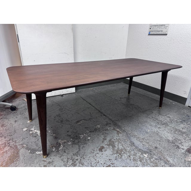 New Brownstone Landon Walnut Dining Room Table | Chairish