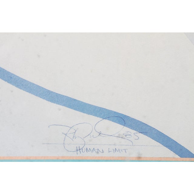 Vintage Abstract Triptych Peter Kitchell 1980's Lithograph Art | Chairish