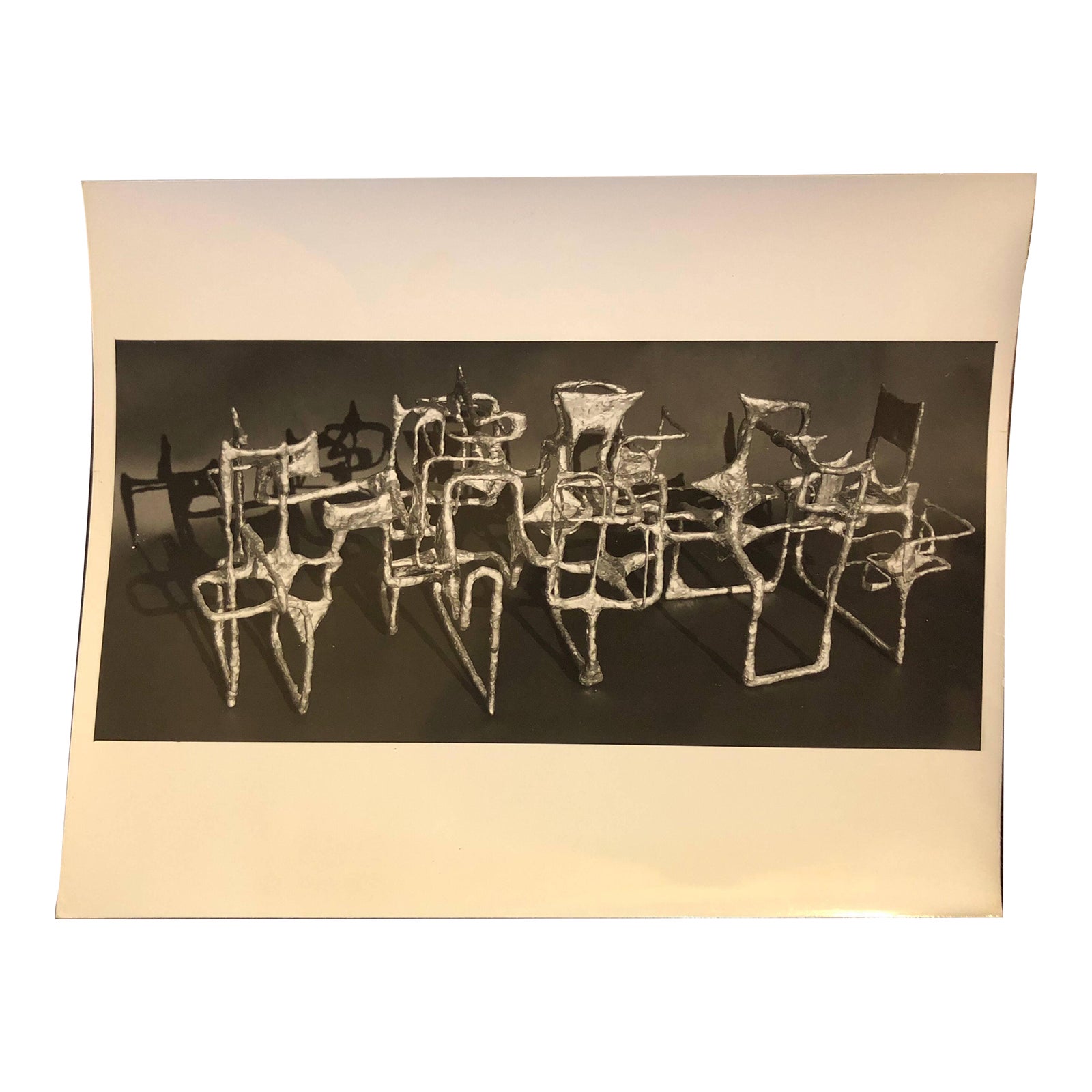 John Reed, Vintage Silver Gelatin Photo of Ibram Lassaw Modernist ...