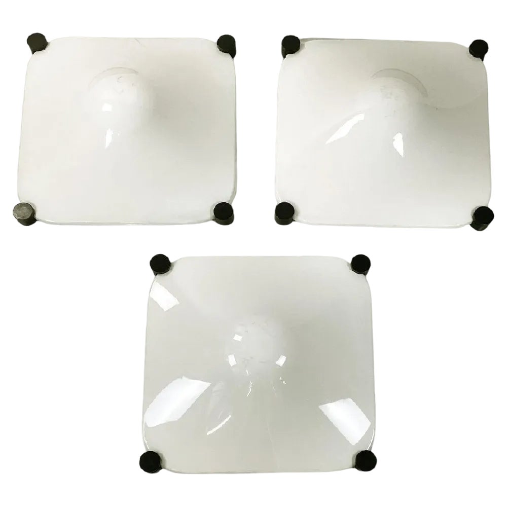 Mid-Century Modern Italian White Appliques by Elio Martinelli for ...