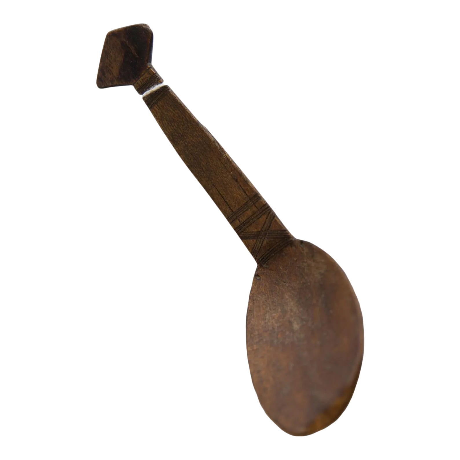 Vintage African Wooden Spoon | Chairish