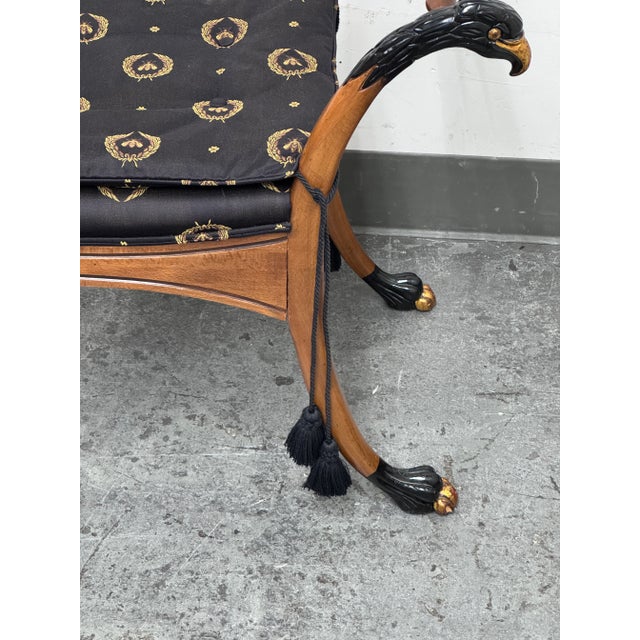 Empire Style + Eagle Heads + Claw Feet Bench | Chairish