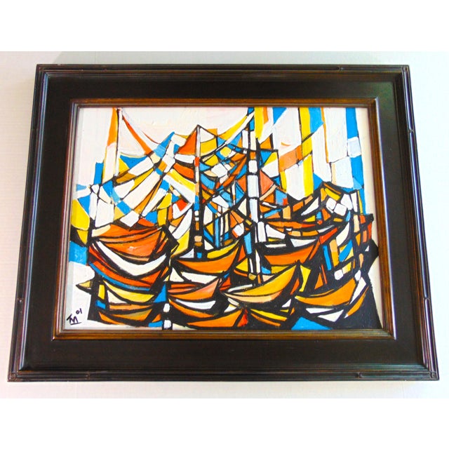 Original Oil Painting by Walter Taft Bradshaw "Half Moon Bay" 30x24 ...