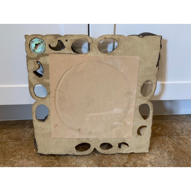 Vintage 1980s Elephant Diamond Shaped Wall Mirror | Chairish