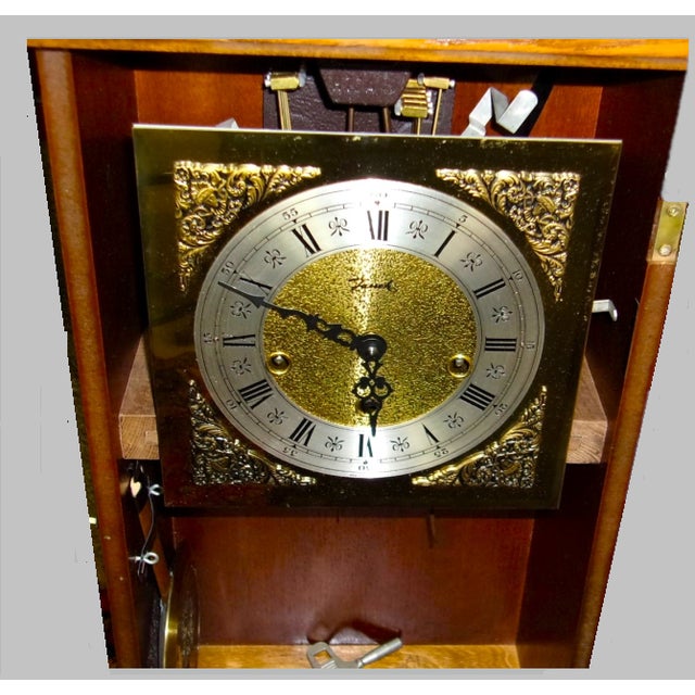 Vintage Jauch West Germany Ornate Westminster Chime Clock | Chairish