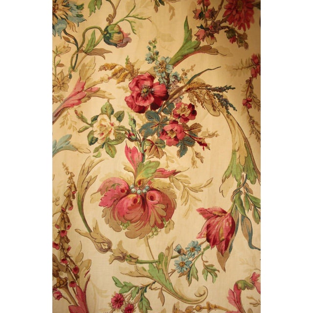Curtain Antique French Floral Rococo Design W/ Tieback Chateau Tall ...