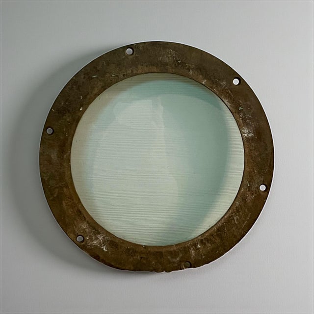 Vintage Brass Ship Porthole Window 1940s Nautical Salvage Maritime ...
