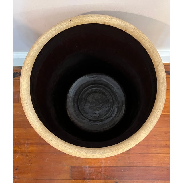 Vintage Robinson Ransbottom 10 Gallon Stoneware Blue Crown Crock Made ...