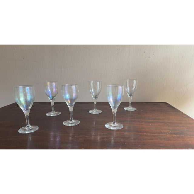 1960s VintaheIris Lustre (Non-Optic) Pattern by Toscany Crystal Liquor ...