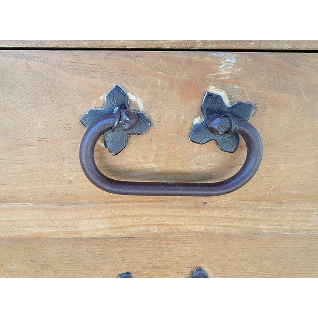 1970s Rustic Pine Computer Desk. | Chairish