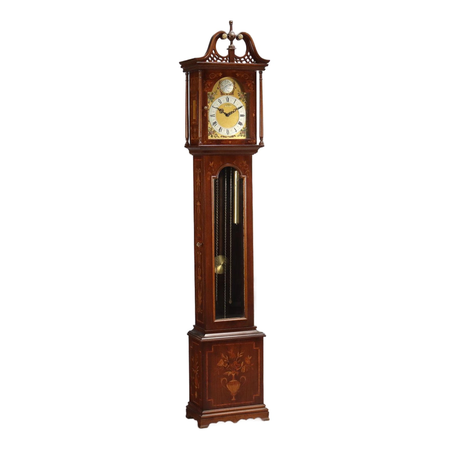queen anne longcase clock