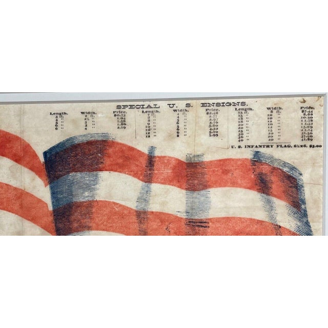 Antique 44 Star American Flag 1895 Dennison Ss Thorp New York Flag ...