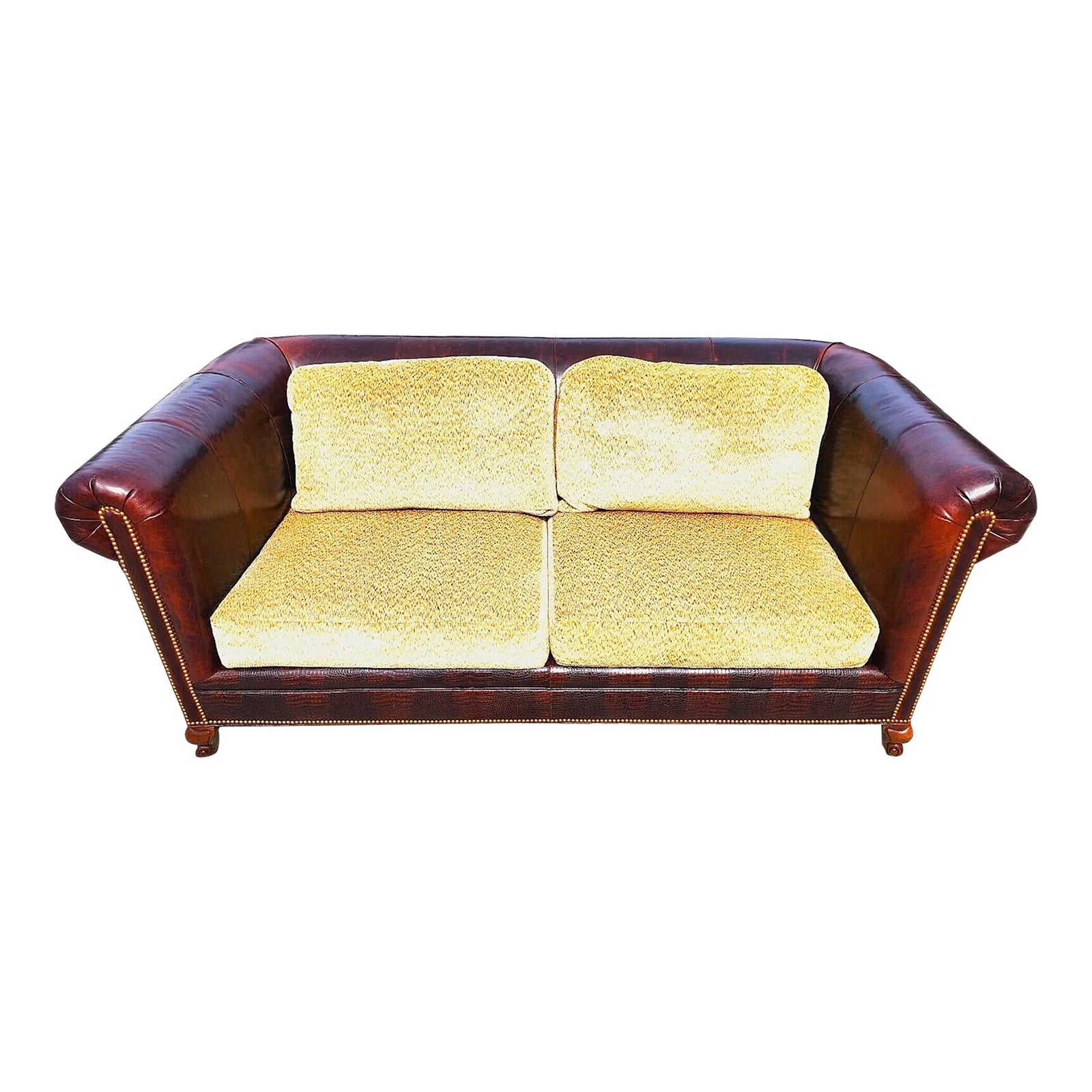 Leather Sofa Ralph Lauren Style by Bentley Churchill