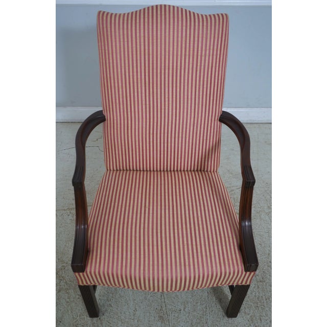Hickory Chair Upholstered High Back Lolling Chair | Chairish