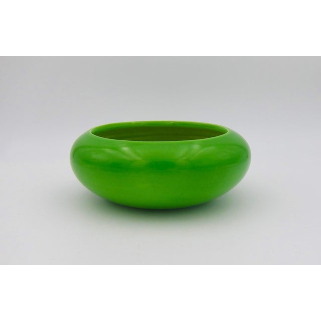 An English Art Deco Green Bowl From Bretby Art Pottery | Chairish