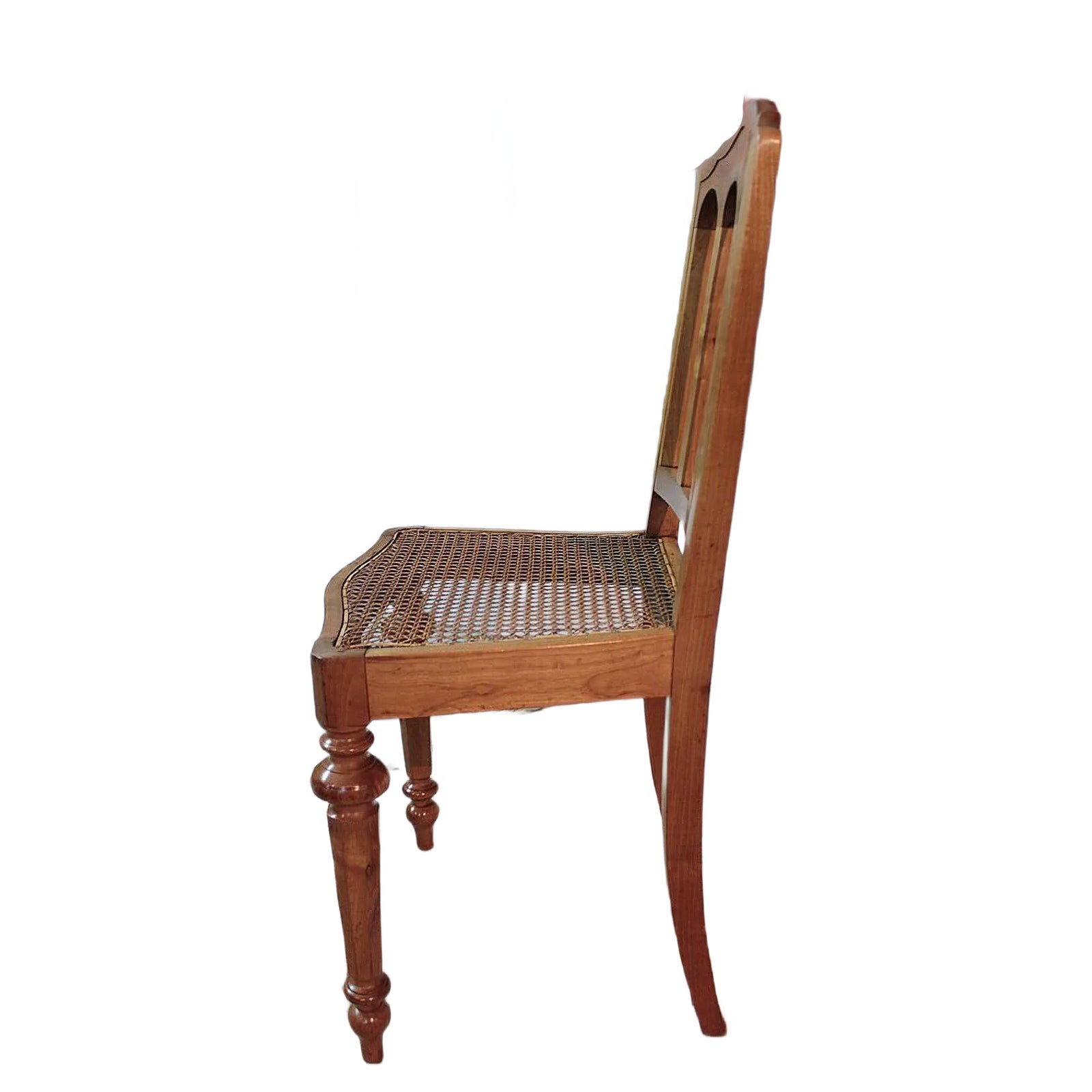Antique Louis Philippe Style Birch Dining Chairs, Set of 4 | Chairish