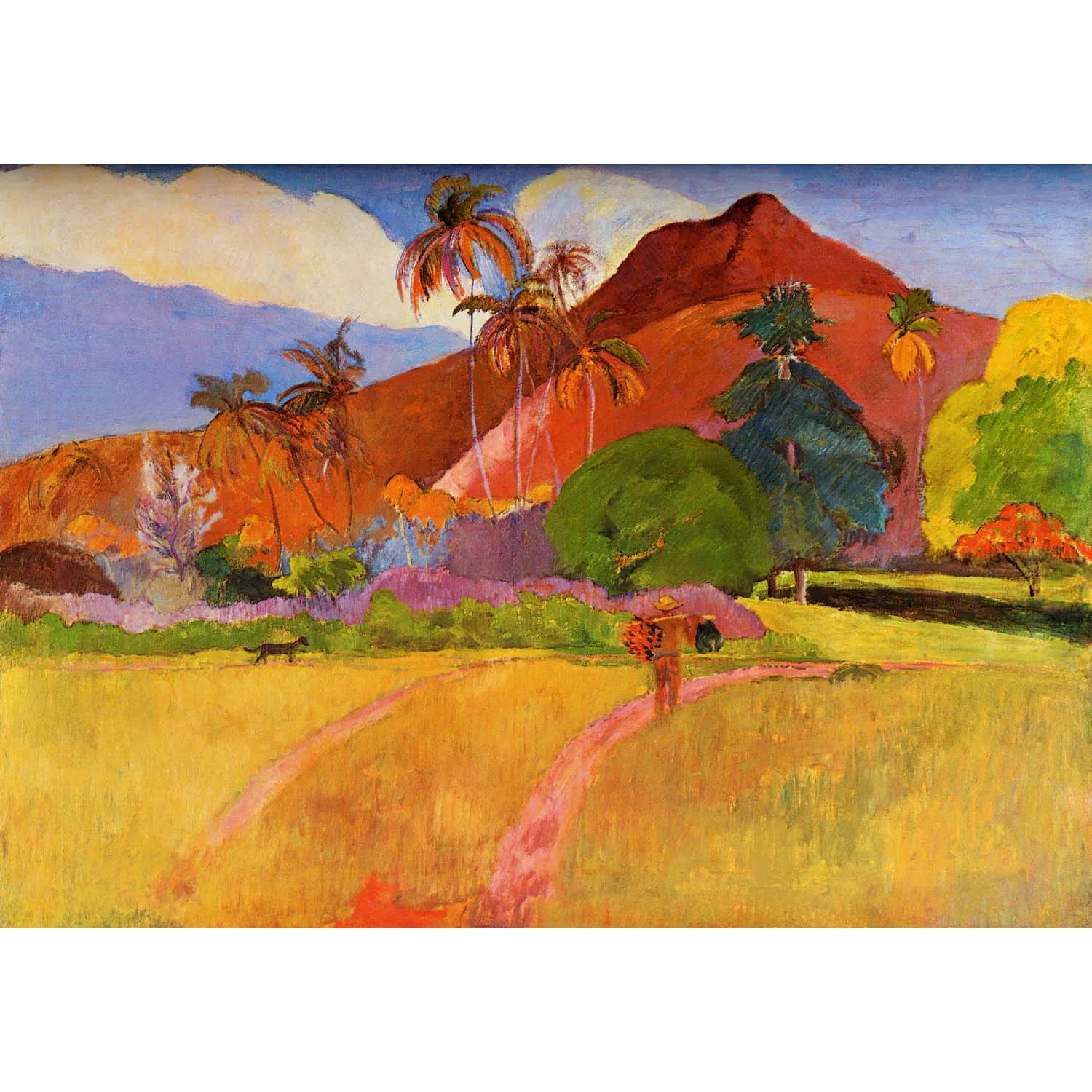 After Paul Gauguin Tahitian Landscape Giclee Limited Edition | Chairish