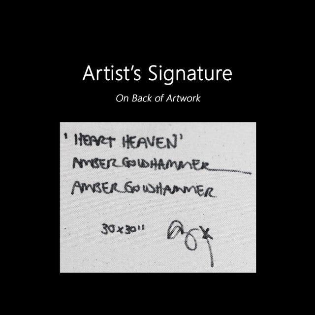 Colorful Playful Graffiti Painting Street Art "Heart Heaven" Original ...