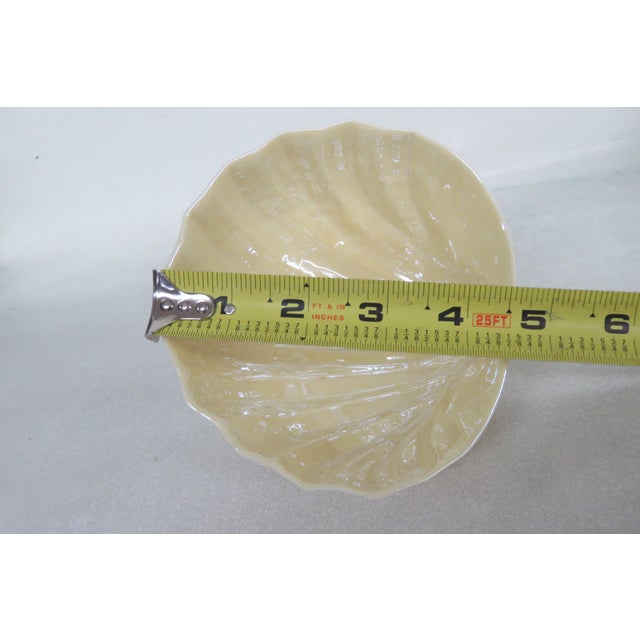 Belleek Bone China Neptune Sea Shell Shaped Bowls Seashell Feet a Pair ...