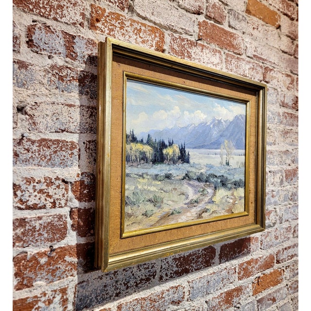 Bill Edward Freeman -Desert Mountain Landscape-Impressionist Oil ...