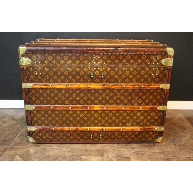 Monogrammed Trunk from Louis Vuitton, 1920s | Chairish