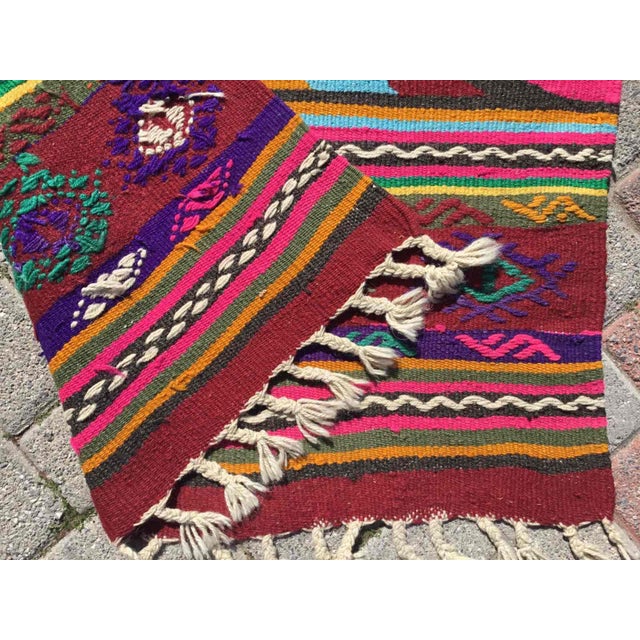 Bohemian Vintage Kilim Rug - 55" X 35" | Chairish