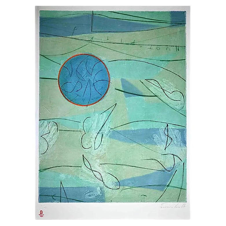 Tomasso Cascella, Waterpolo, Original Lithograph, 2008 | Chairish
