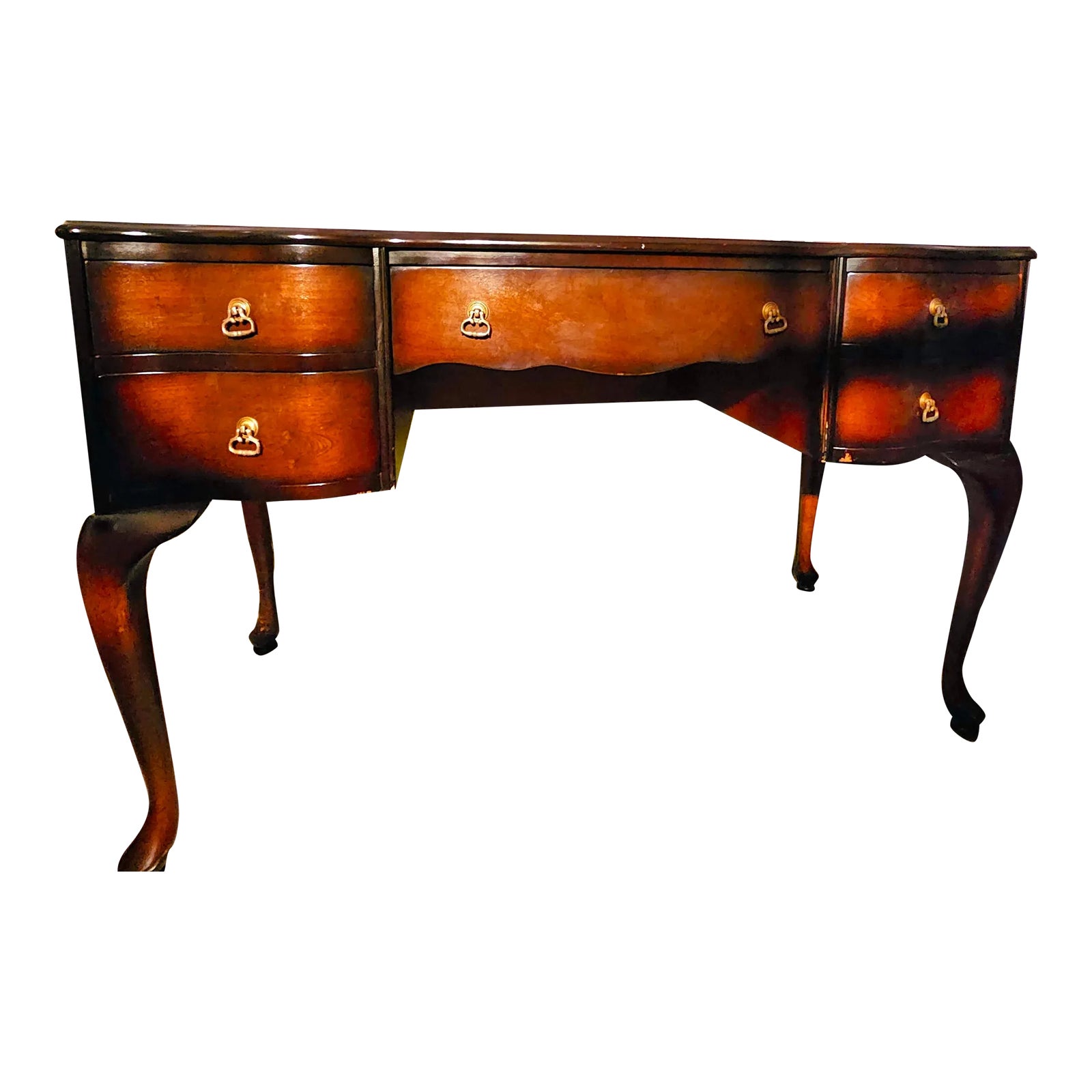 1990s Bombay Dressing Table and Writing Desk | Chairish