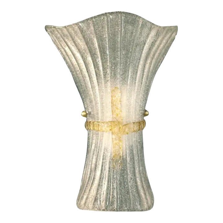 1960s Graniglia Bow Sconce | Chairish