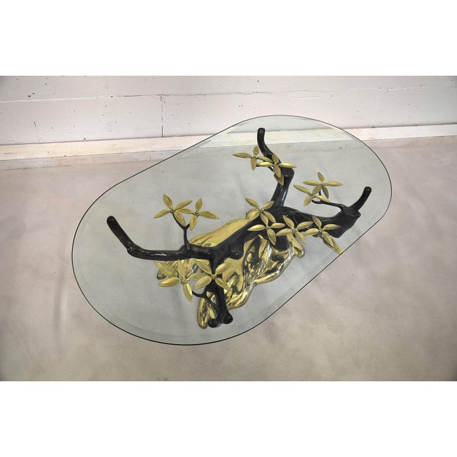 Hollywood Regency Brass Coffee Table by Willy Daro, 1970s | Chairish