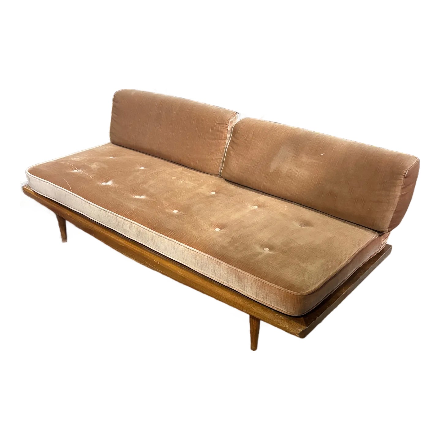 1960s MId Century Modern Velv Sofa/Daybed in the Style of Adrian ...