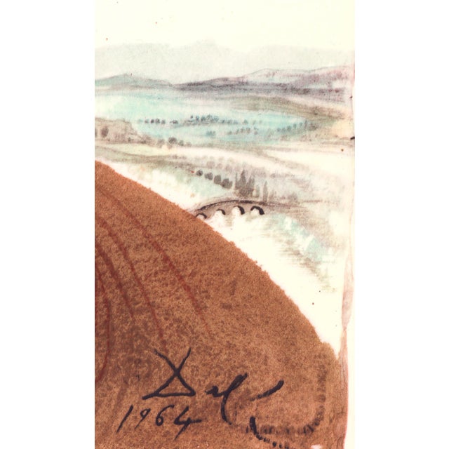 1969 Salvador Dalí Biblia Sacra "Turris Babel" (Tower of Babel) Print ...