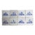 Set of Eight 19th Century Dutch Delft Blue and White Pottery Square ...