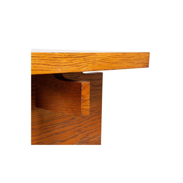 1980s Mid Century Lane Brutalist Coffee Table Bench Chairish
