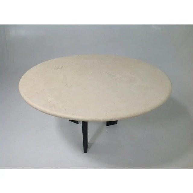 Round Travertine Table Top | Chairish