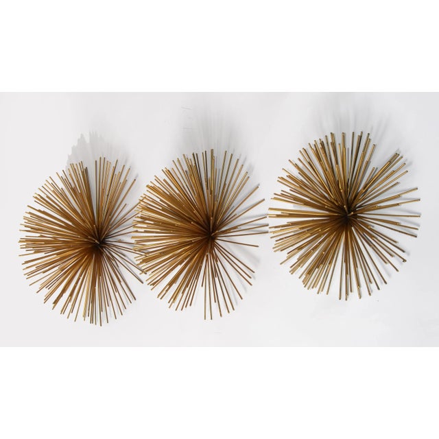 3 American Fine Art Curtis Jeré Style Steel Pom Pom Sea Urchin Wall ...
