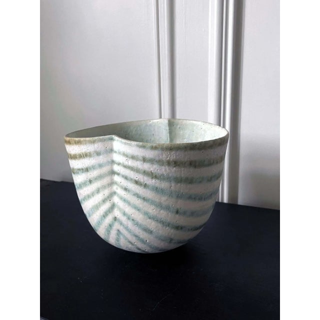 1980s Ceramic Bowl-Shape Vessel by British Studio Potter John Ward ...