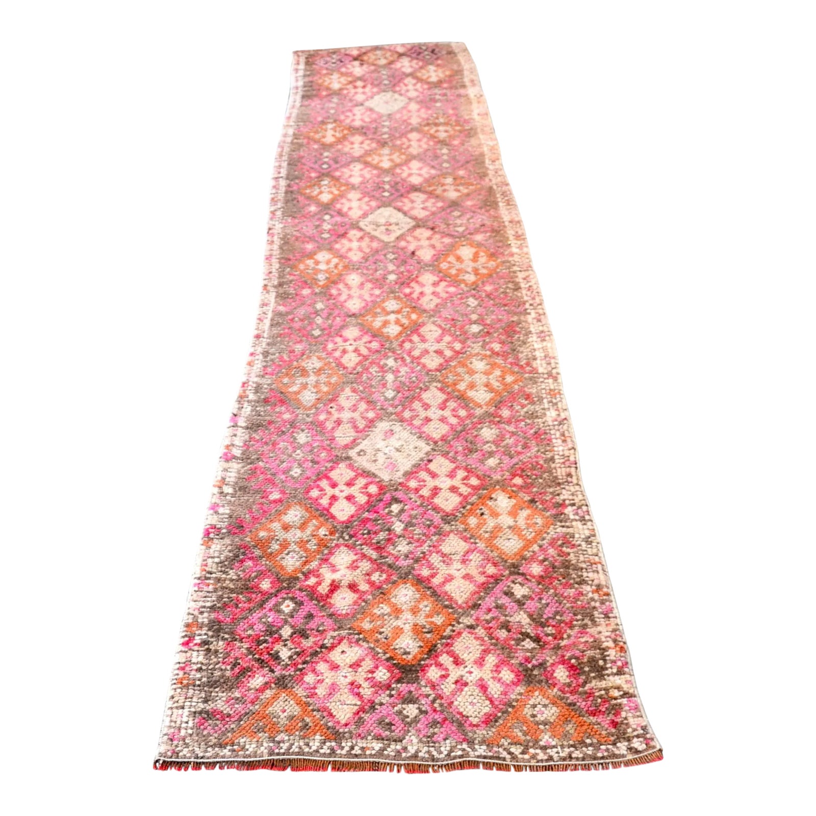 1960s Vintage Turkish Hallway Runner | Chairish