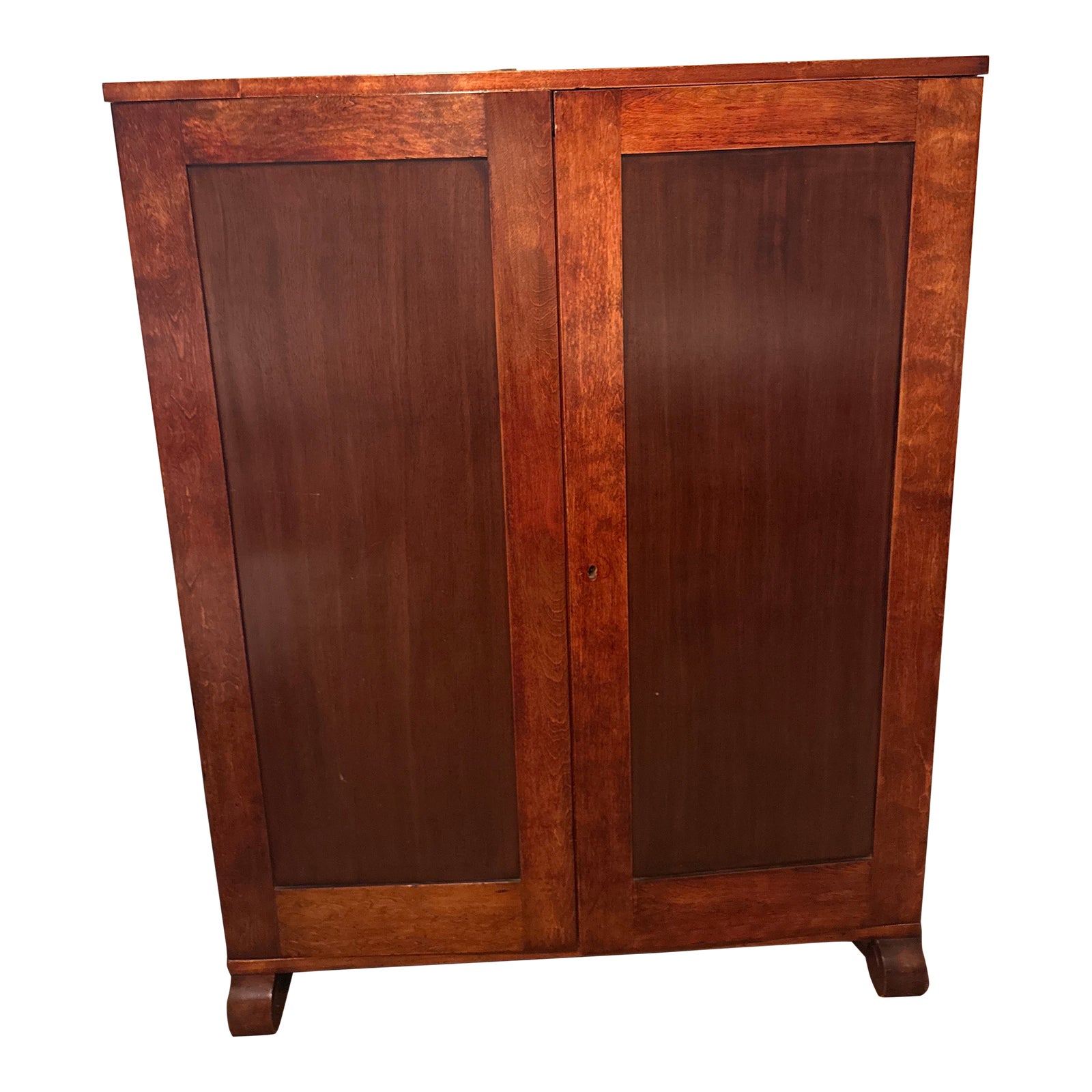 Early 20th Century Chifferobe Oak | Chairish